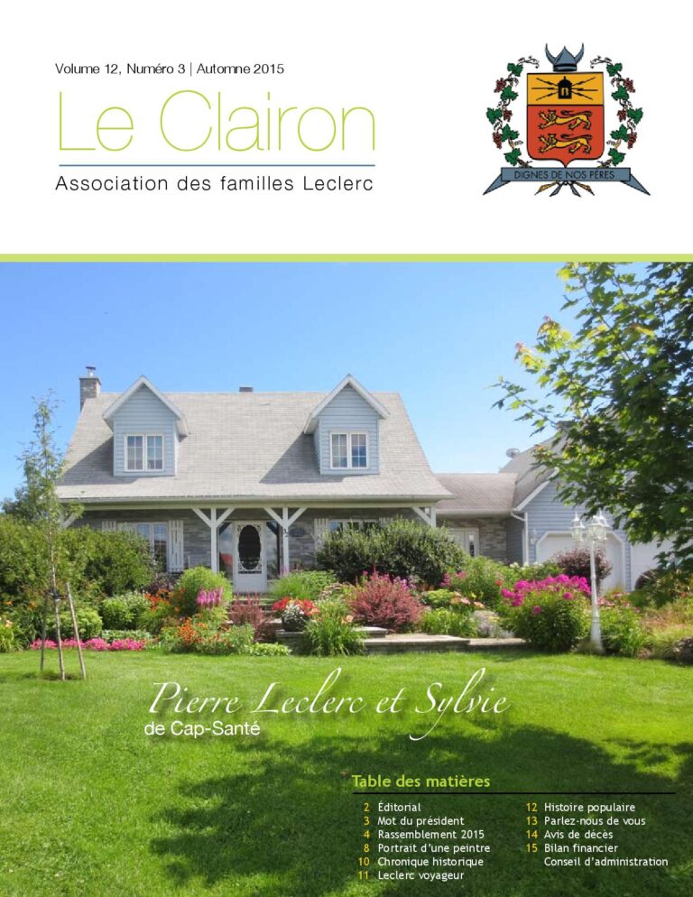 Le Clairon – Association des Familles Leclerc